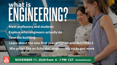 Information for Supporters - Be A USask Engineer - College of ...